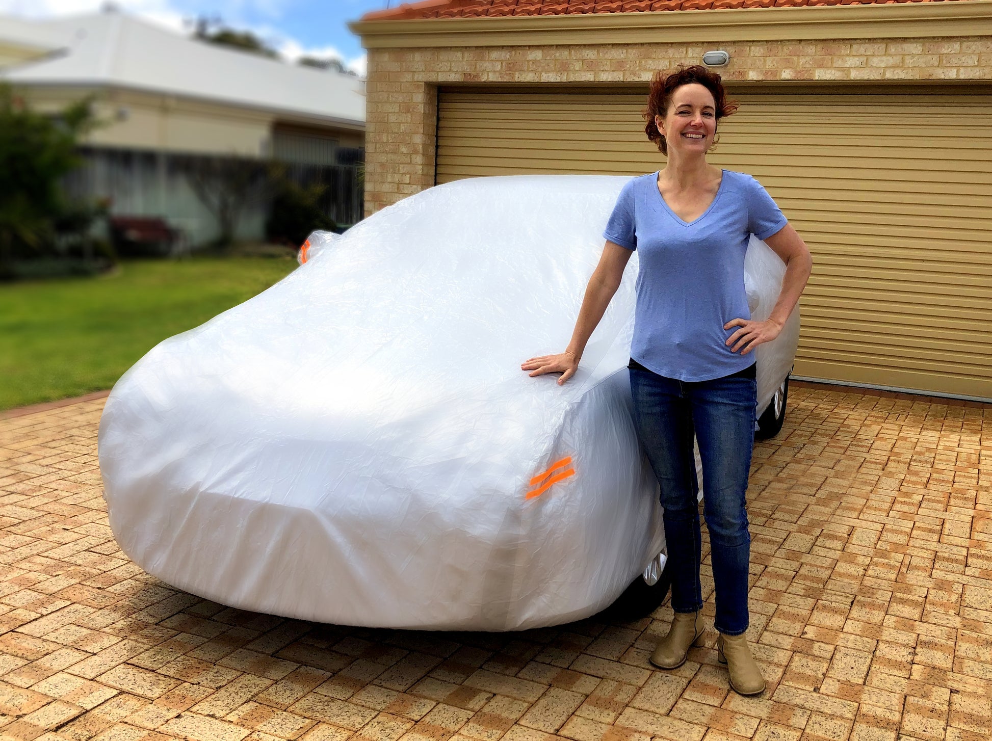 EzyShade 10-Layer Car Cover Waterproof All Weather. See Vehicle Size-C